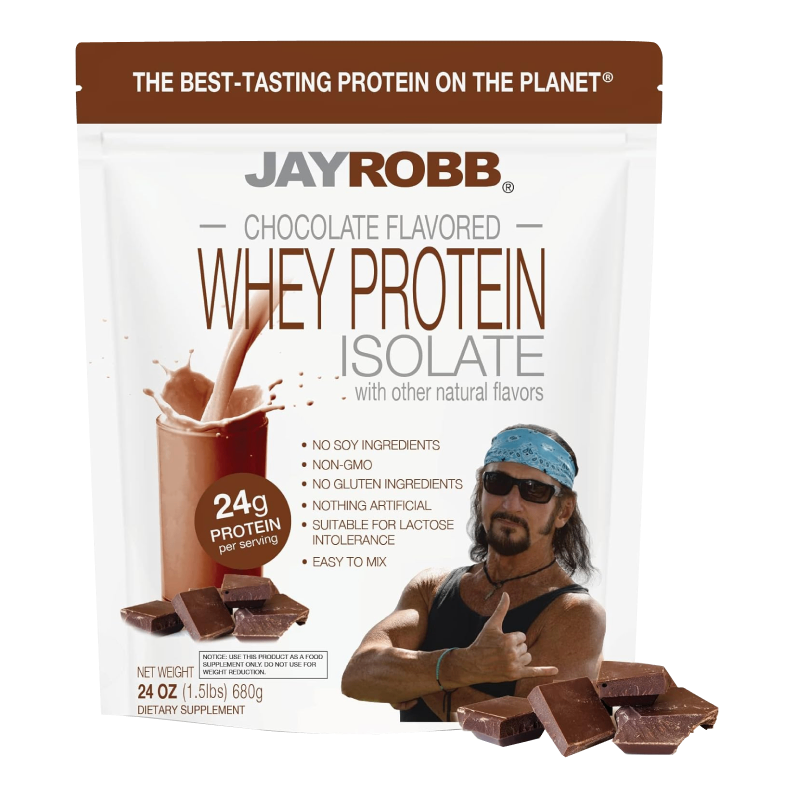 Jay Robb - Whey Protein Isolate (Chocolate) - 24 oz | Akron Nutrition ...