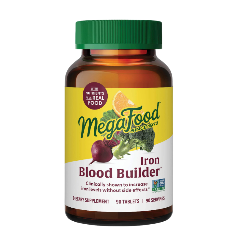 Megafood Blood Builder - Iron Supplement 90tablets | Akron Nutrition Center