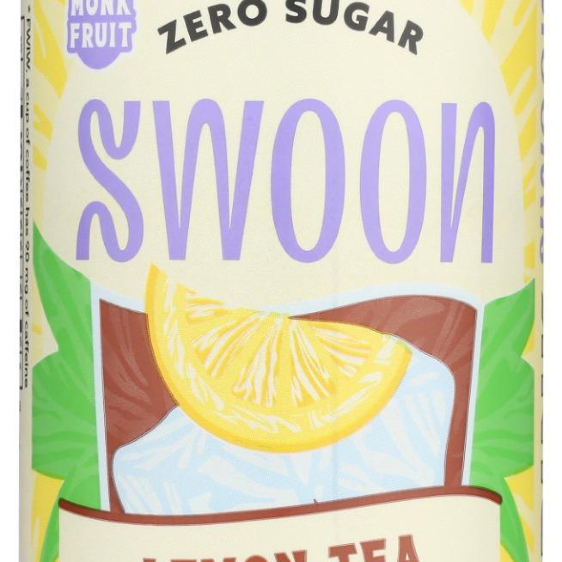 Swoon 12 fl oz Zero Sugar Lemon Tea | Akron Nutrition Center