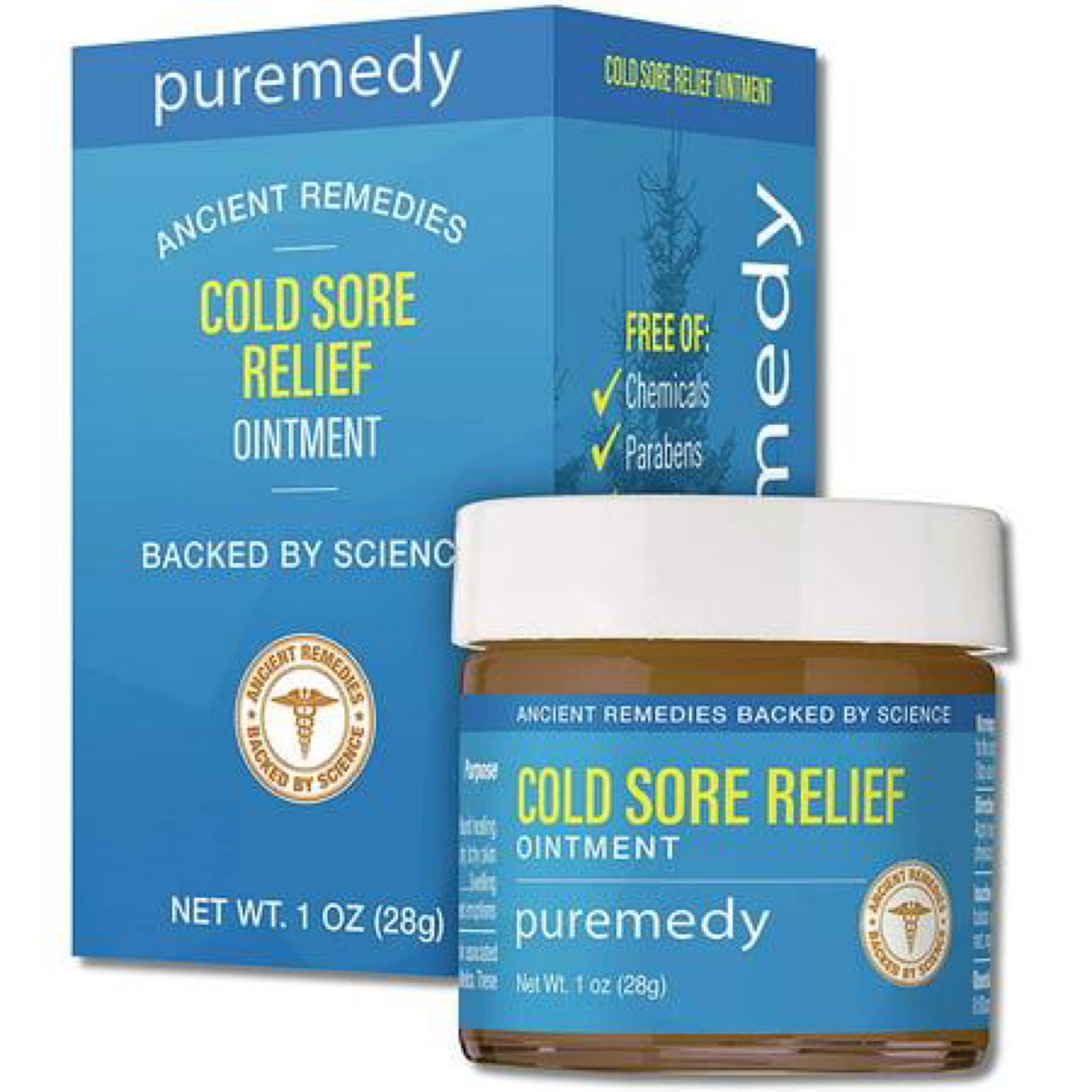 PureMedy Cold Sore + Fever Blister Relief Ointment Homeopathic Lip ...