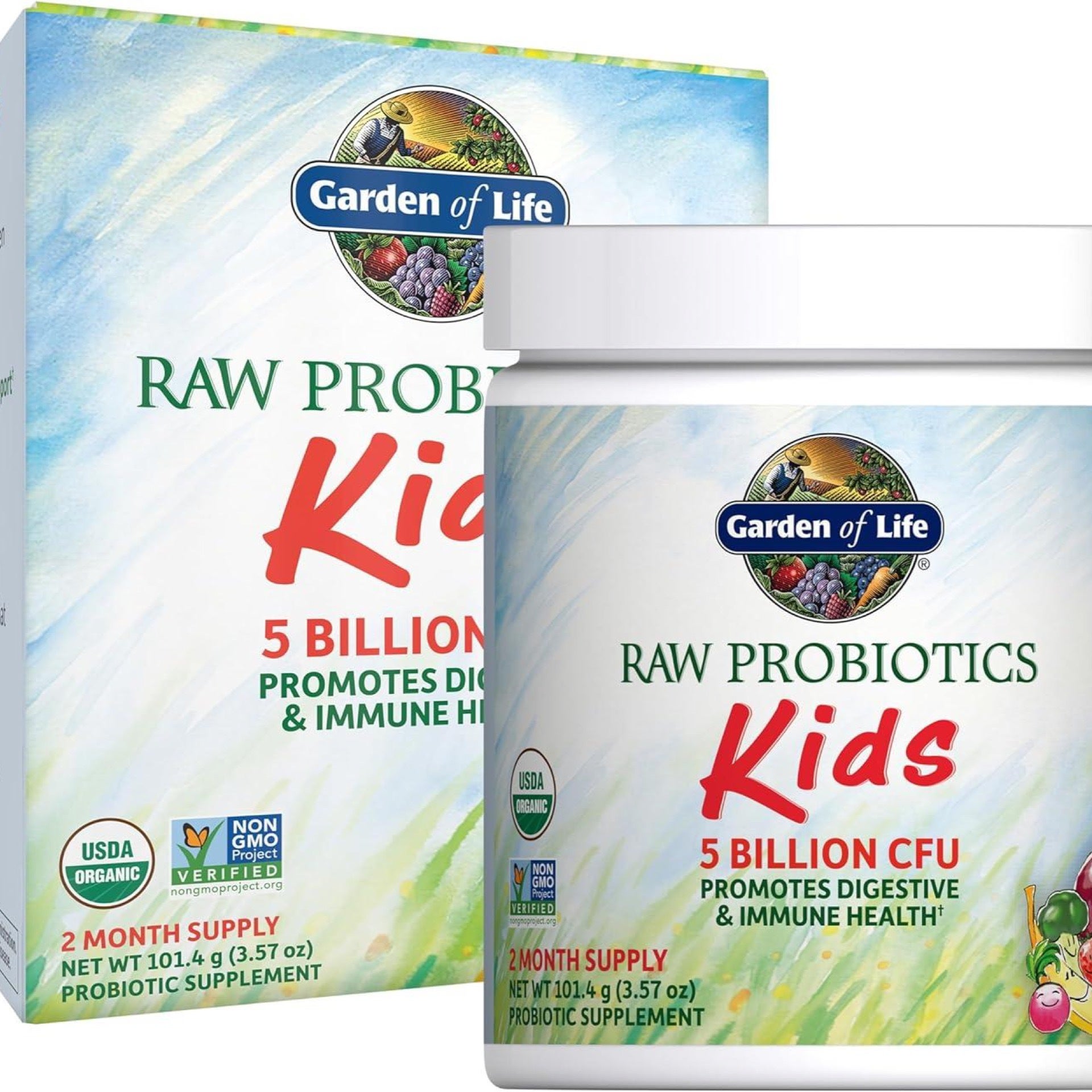 Garden of Life Organic Raw Probiotics for Kids - 5 Billion CFU Children ...