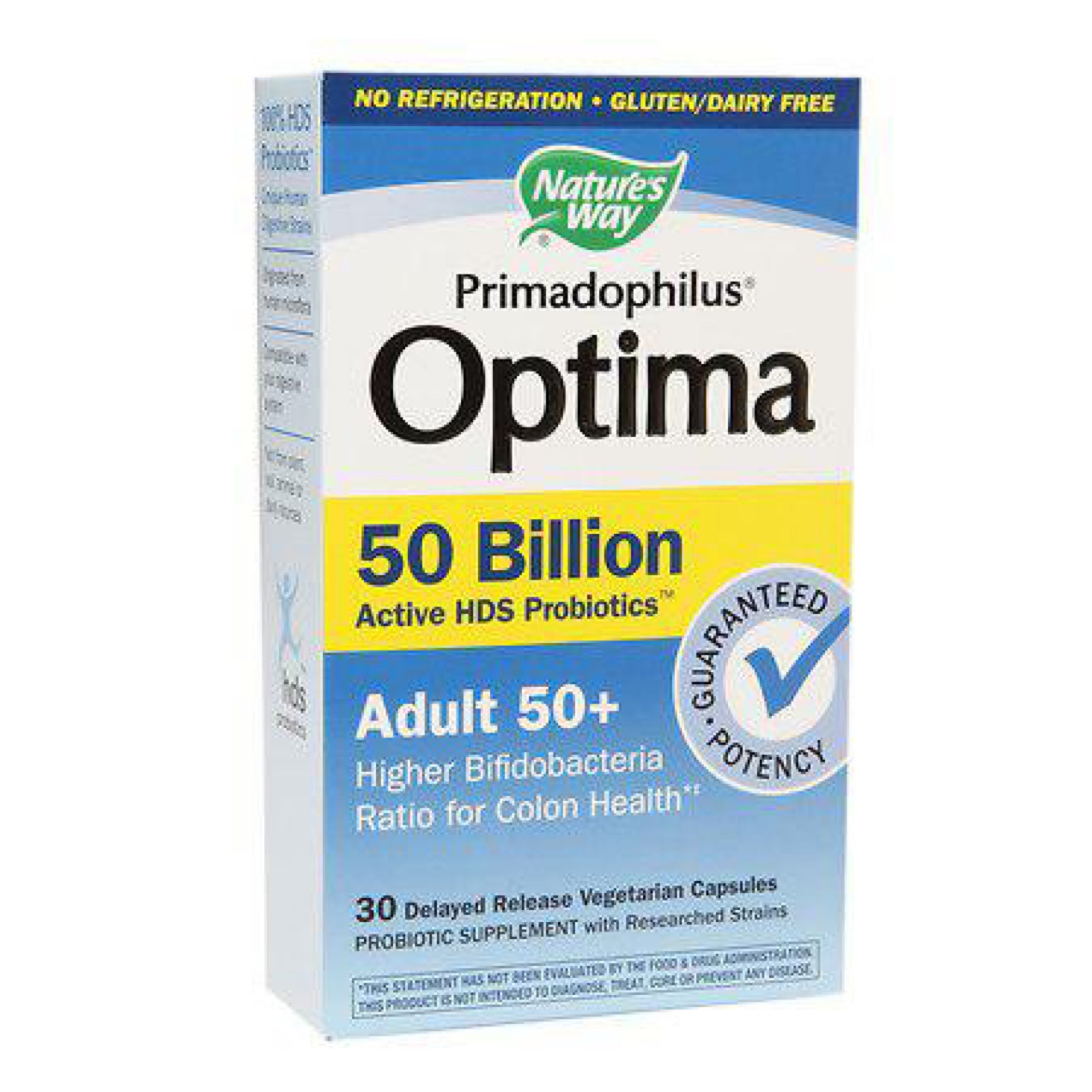 Nature’s Way Fortify Optima® Optima Adult 50+ Daily Probiotic Billion ...