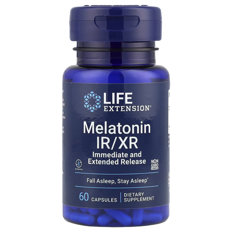 Life Extension - Melatonin IR/XR - 60 Capsules | Akron Nutrition Center