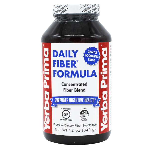 Yerba Prima - Daily Fiber Formula Powder- 12 oz | Akron Nutrition Center