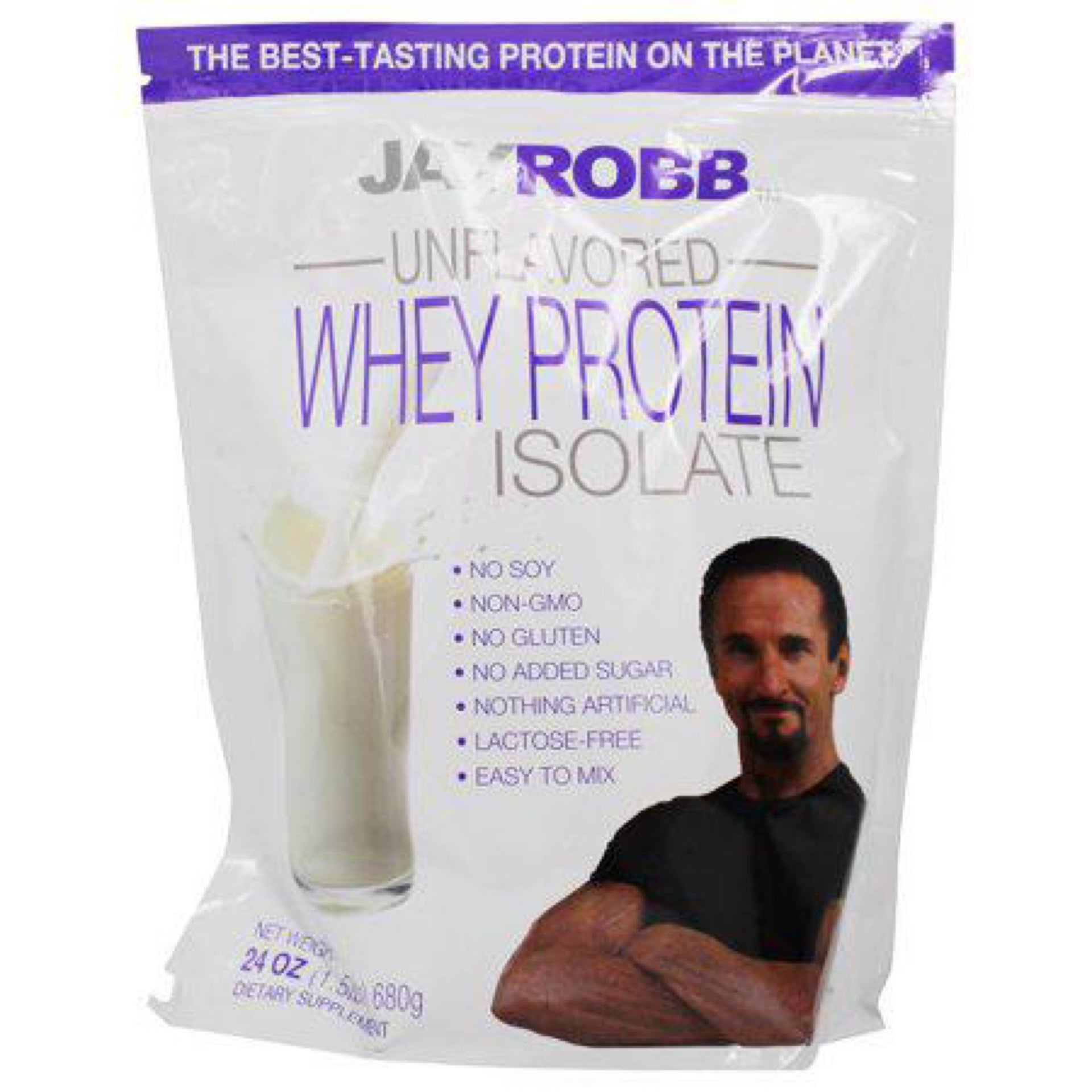 Jay Robb's whey protein unflavored 24oz | Akron Nutrition Center